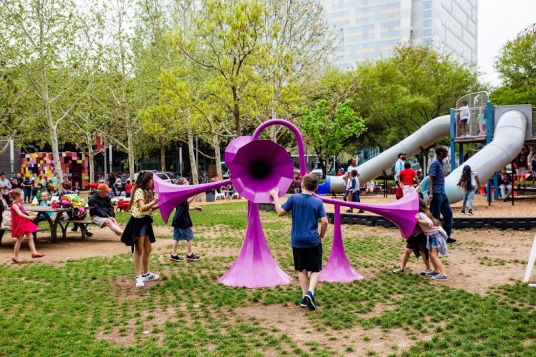 Sonic Playground by Yuri Suzuki at Discovery Green | Weingarten Art ...